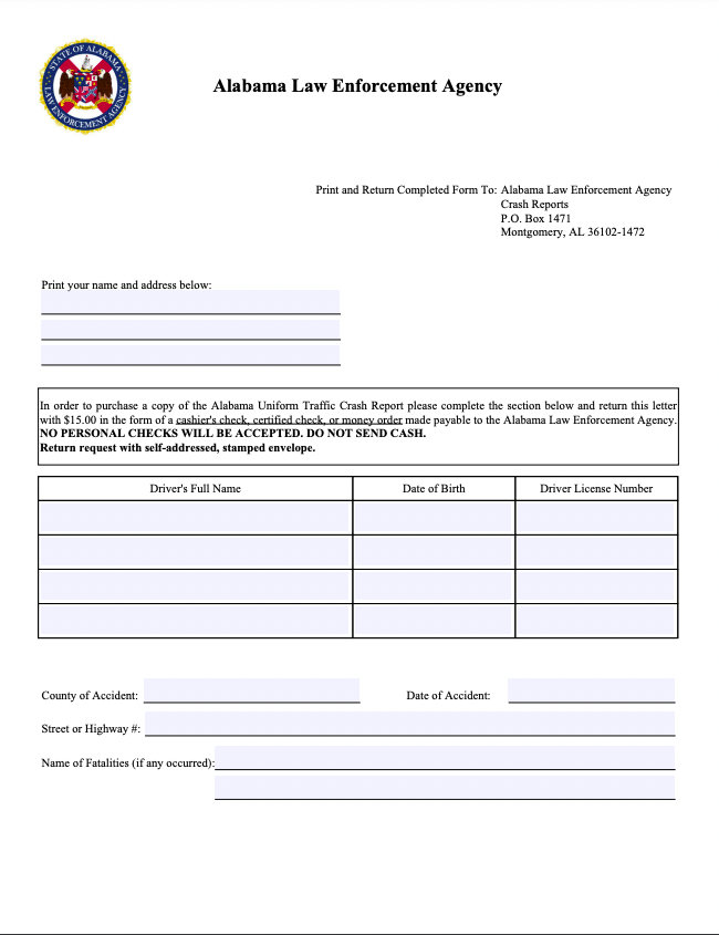 How To Get Your Alabama Crash Report Online | ALEA Accident Reports ...